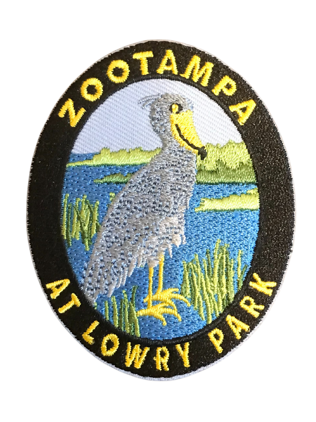 Shoebill Stork - Iron-On Patch – ZooTampa